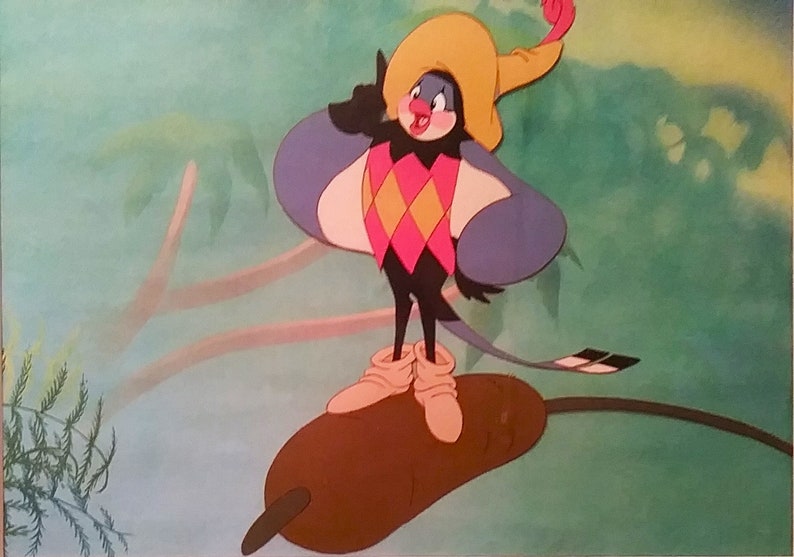 THUMBELINA Production Cel Setup of Jacquimo on Key Copy - Etsy