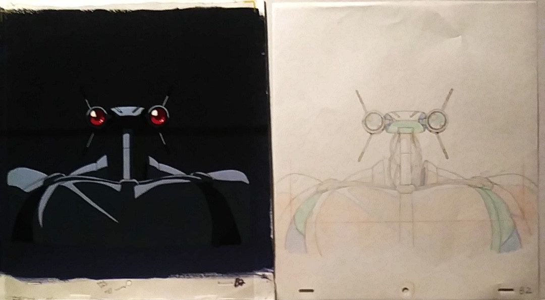 AMBASSADOR MAGMA robot Japanese Anime Key Production Background Setup ...