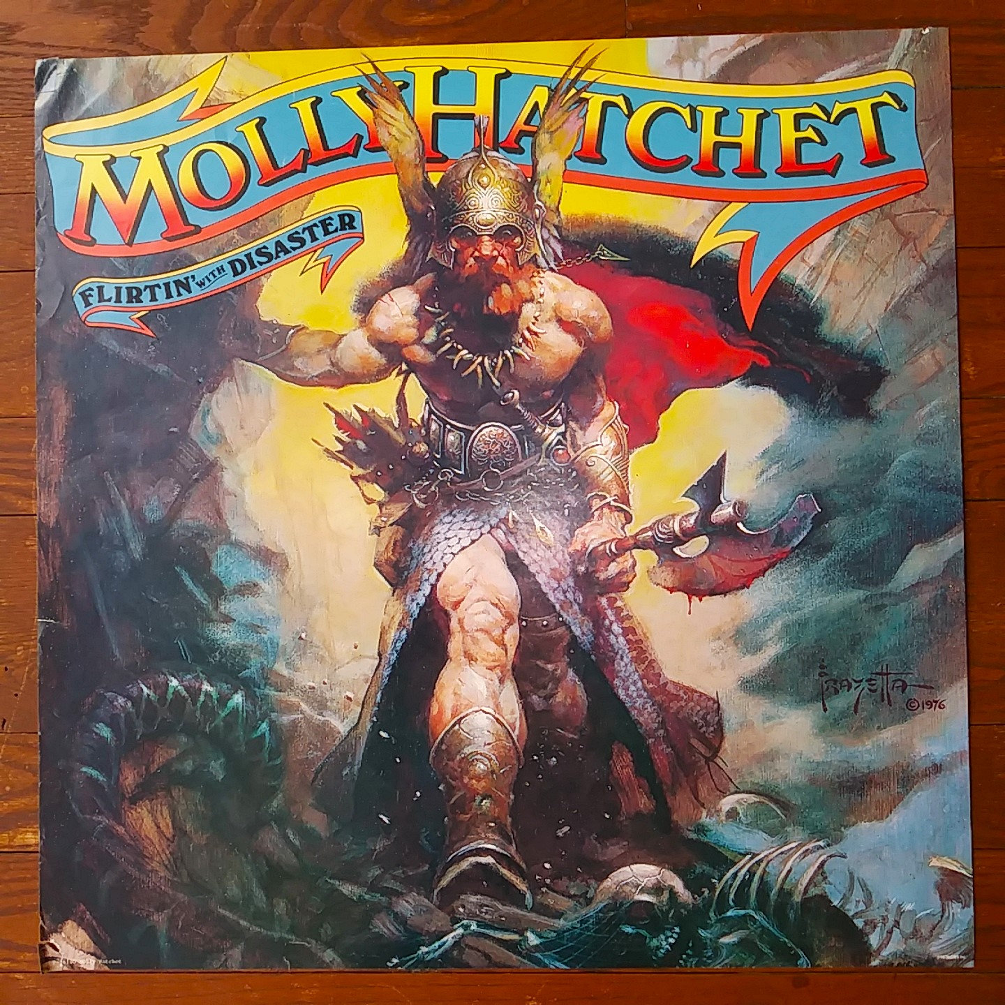Frank Frazetta Molly Hatchet Poster, Dark Kingdom Album Art, 1979 Promo ...