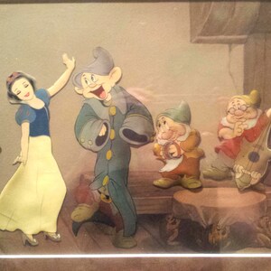 SNOW WHITE "silly Dance", Key Matching Hand-painted Production Cels on ...