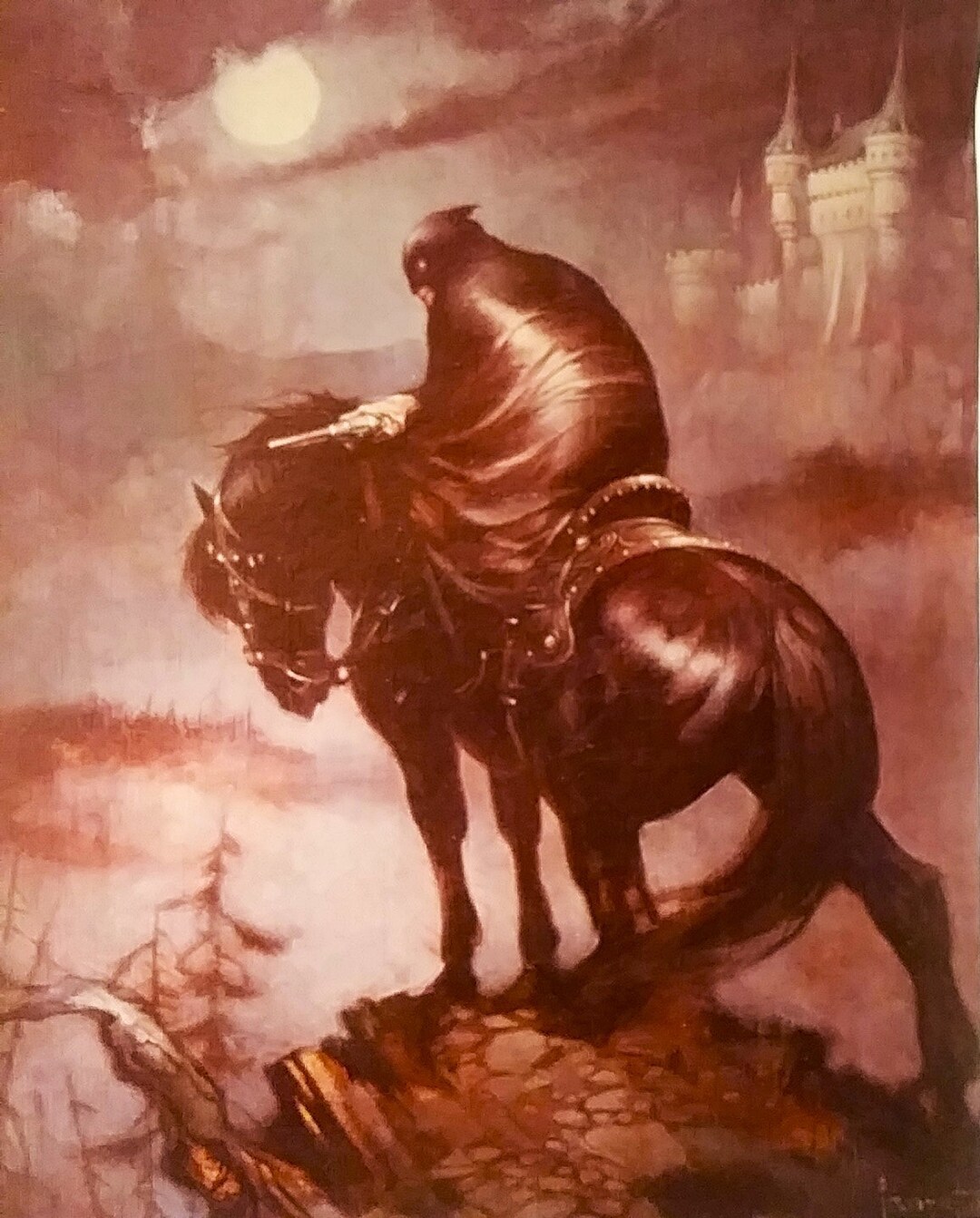FRANK FRAZETTA the Rider One-of-a-kind 16x20 Photoprint on Heavy ...