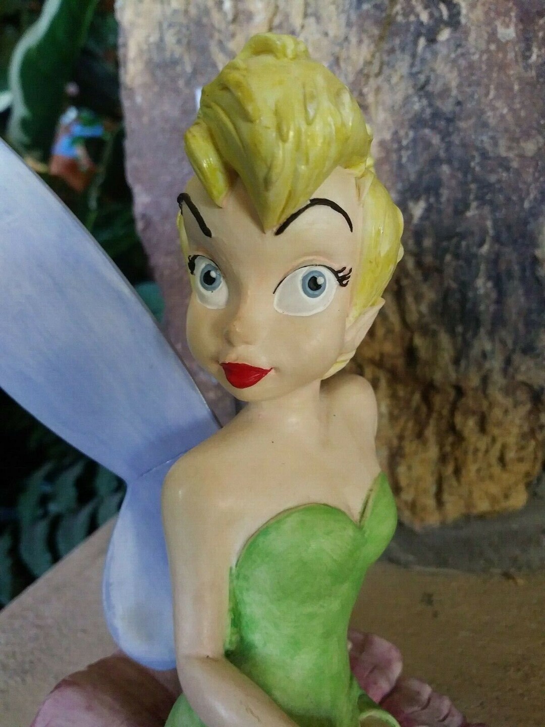 Vintage Disney Tinkerbell Resin Figurine, Peter Pan, 7" Tall - Etsy