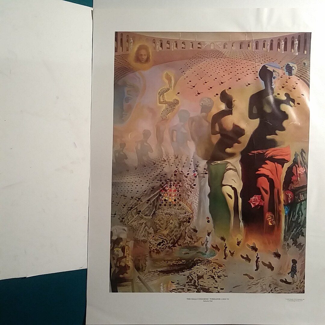 SALVADOR DALI "hallucinogenic Toreador" Original Vintage 1980 22x29 ...