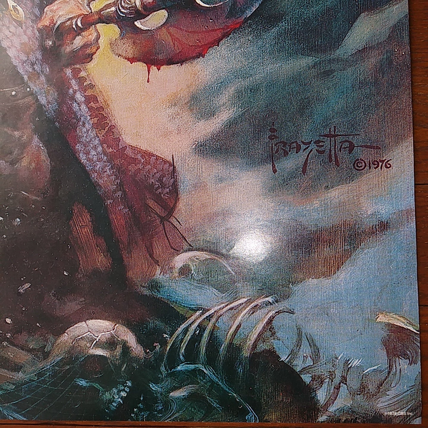 Frank Frazetta Molly Hatchet Poster, Dark Kingdom Album Art, 1979 Promo ...