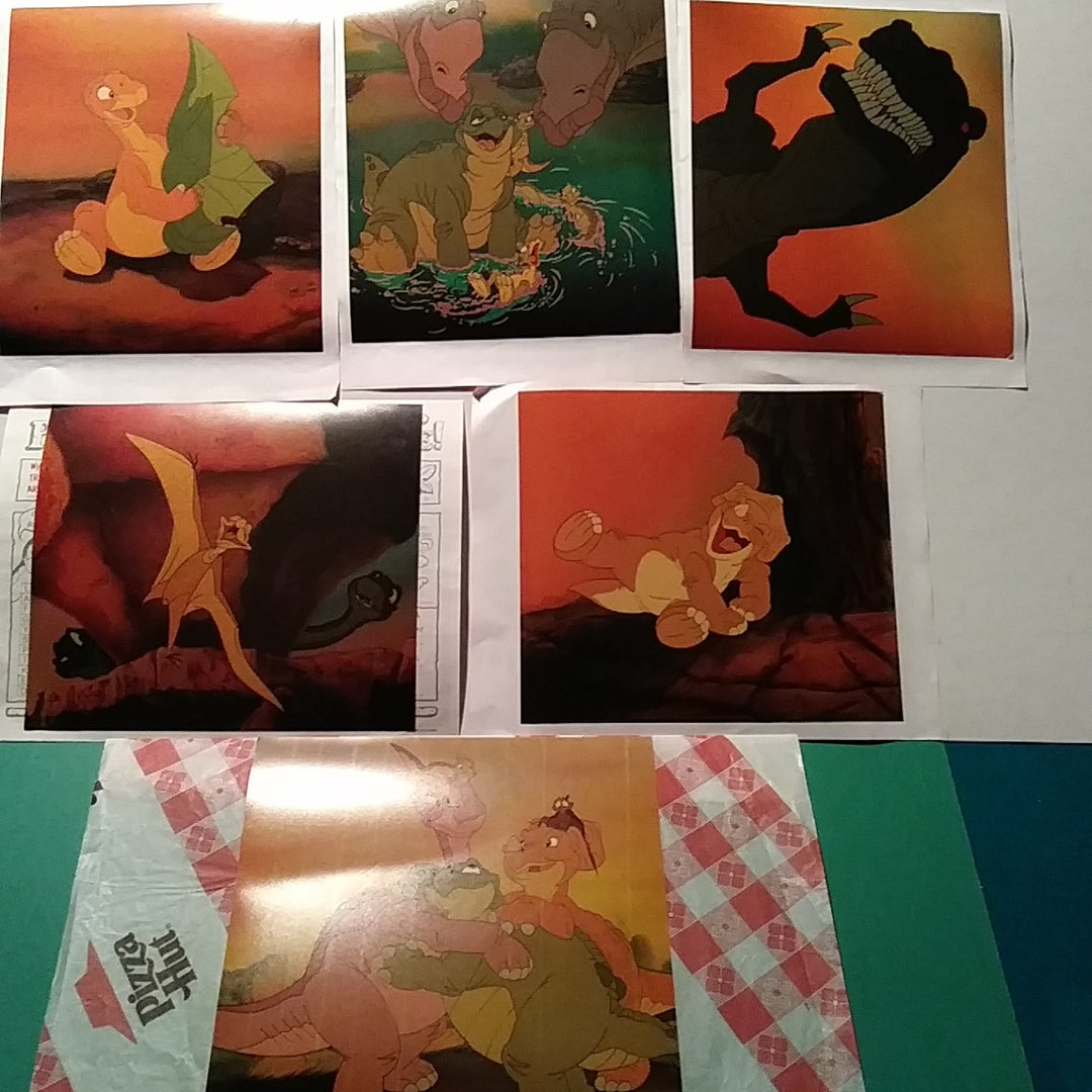 Land Before Time Publicity Prints, Don Bluth Studios, 1988 Vintage Set ...