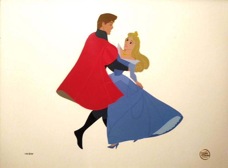 SLEEPING BEAUTY aurora and Phillip Dance Disney - Etsy