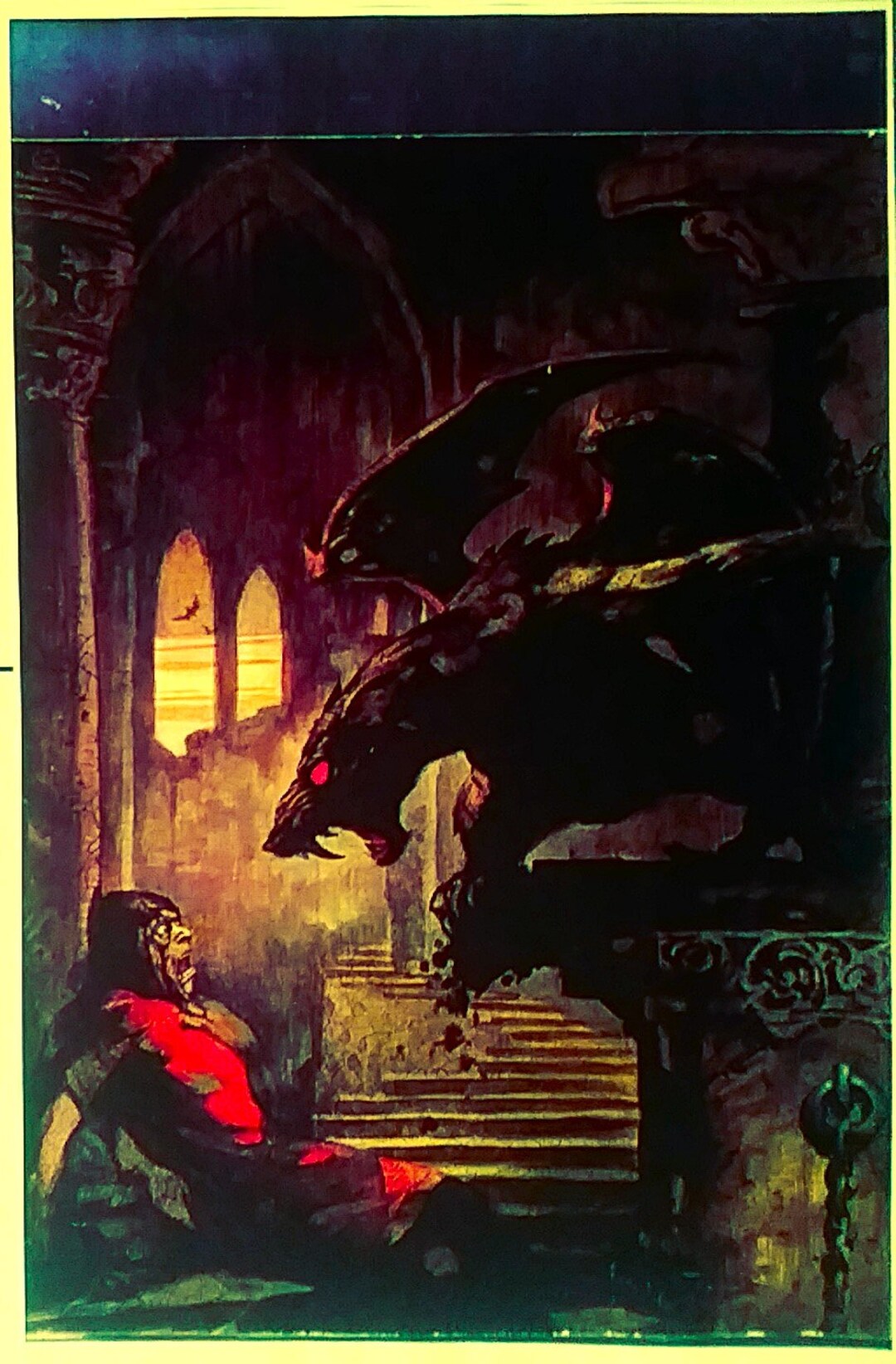 FRANK FRAZETTA "gargoyle" From Creepy #6. Lifesized 11x15" Inkjet ...