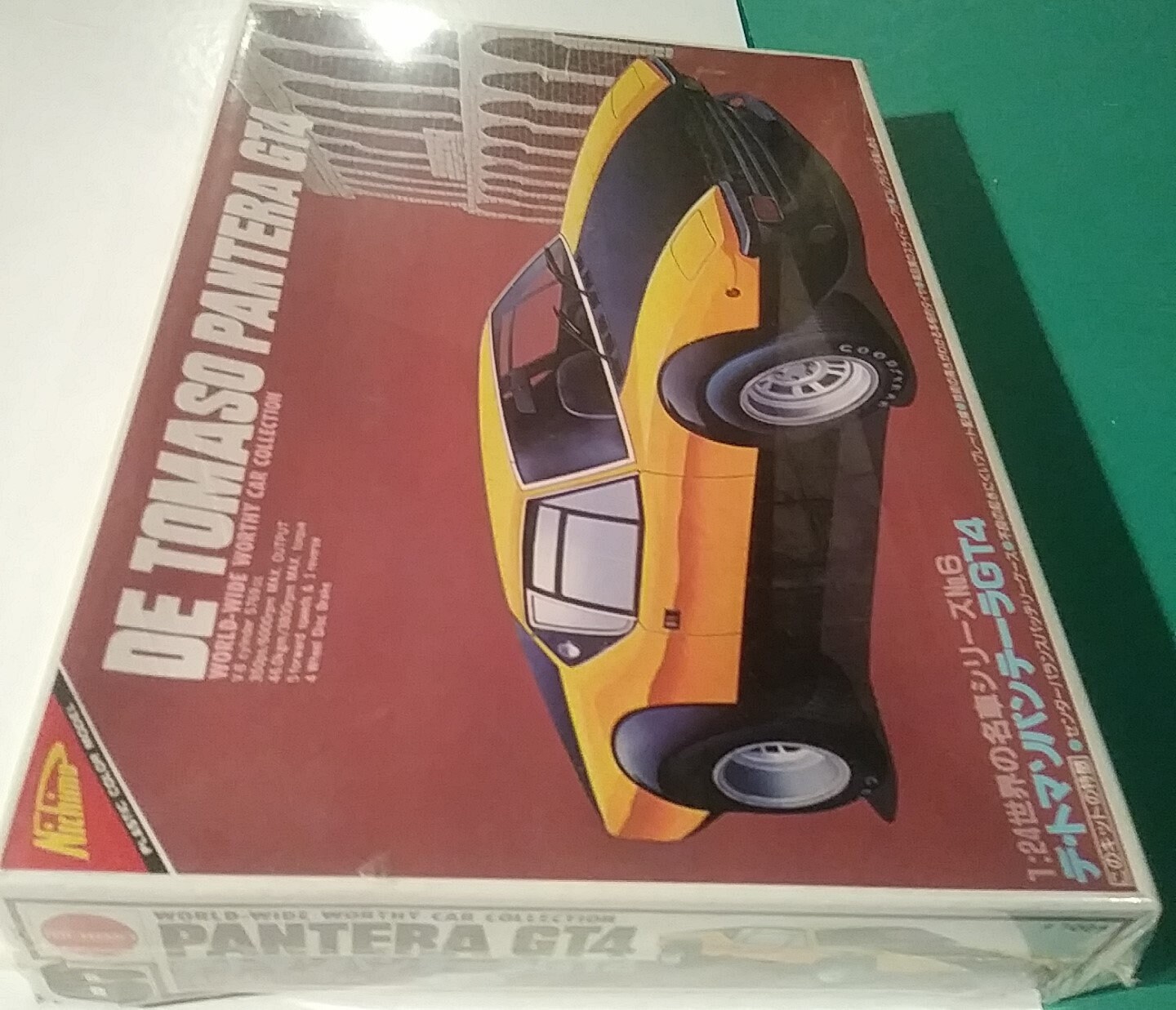 De Tomaso PANTERA GT4 1972, Nichimo 1/24 Scale Plastic Model Kit # ...