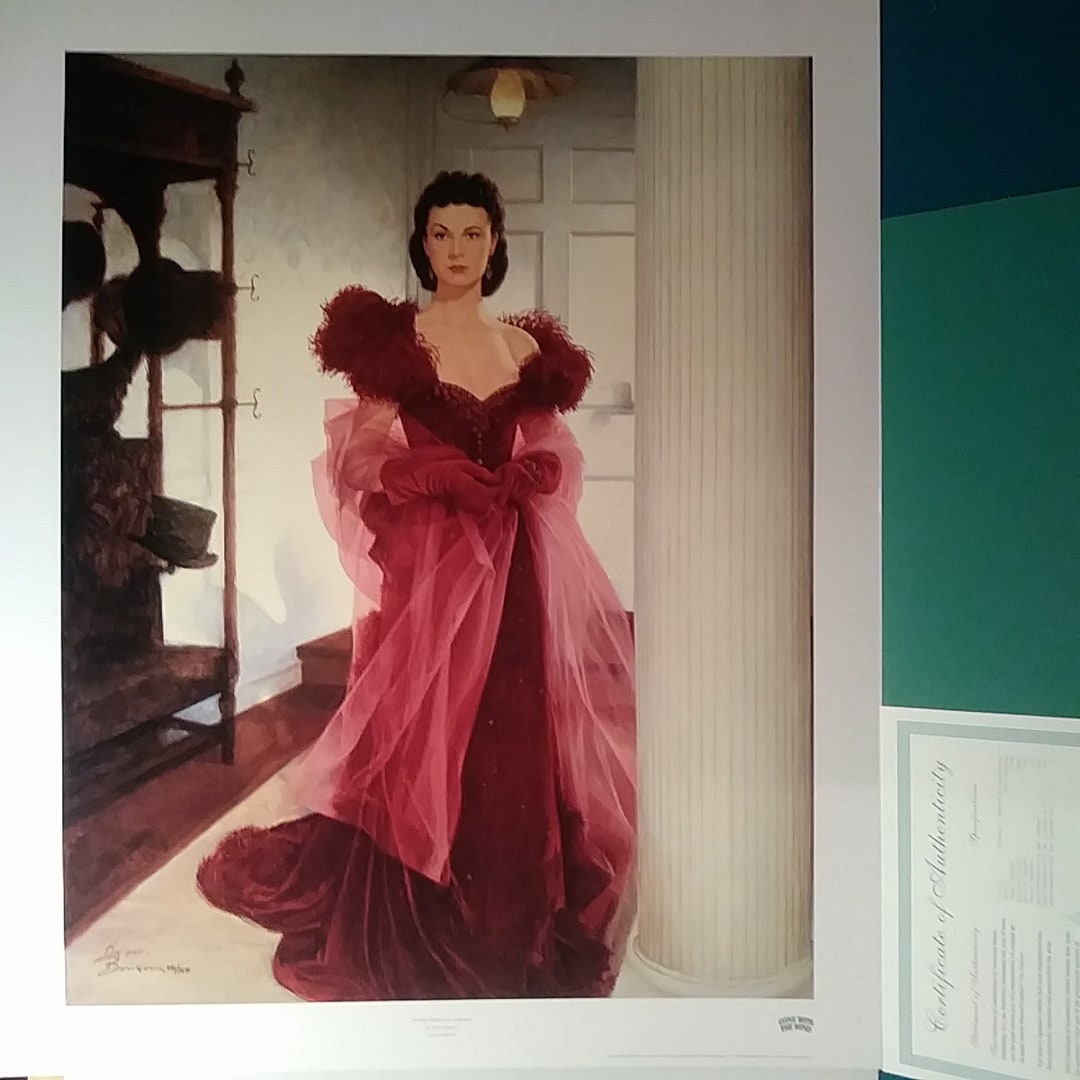 Jeffrey Barson "scarlett Makes an Entrance" Signed, Numbered Limited ...