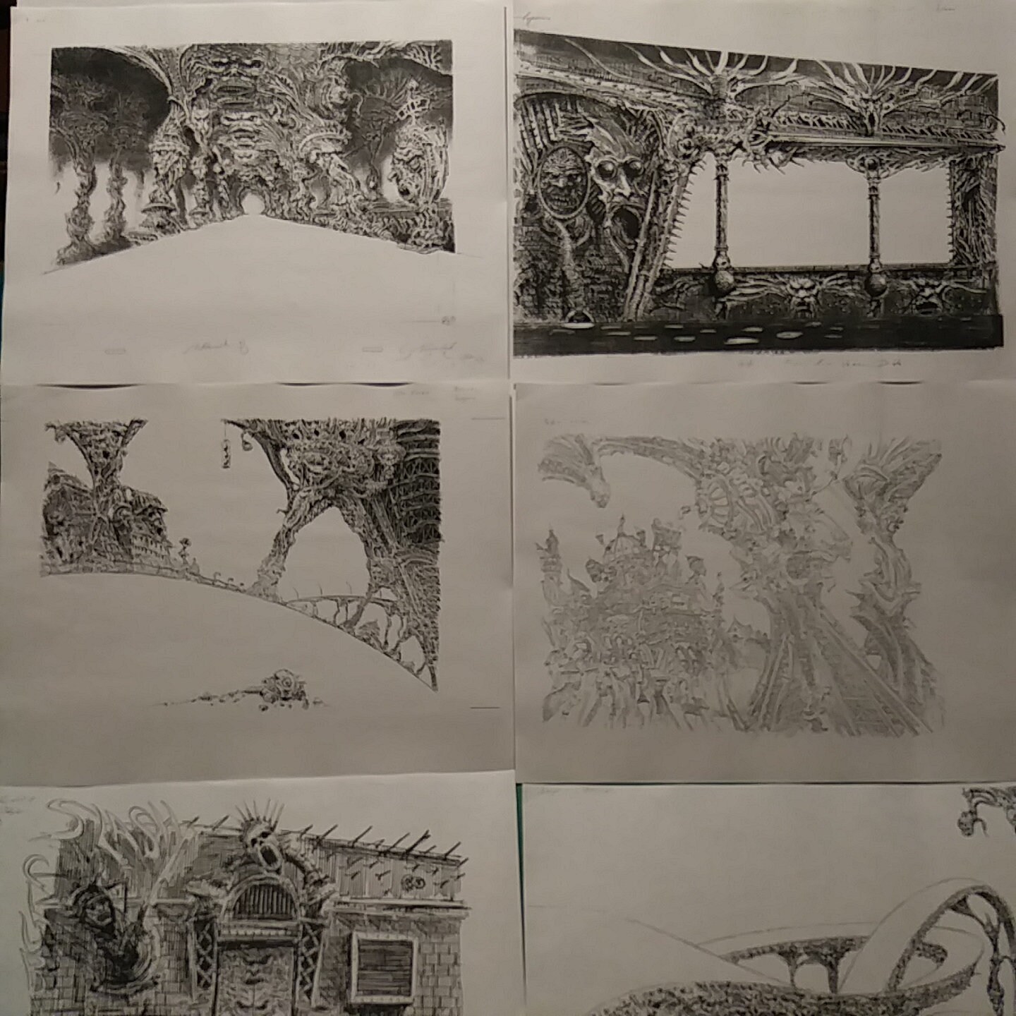 COOL WORLD Ian Miller BG Layout Drawings 29 Copies on - Etsy