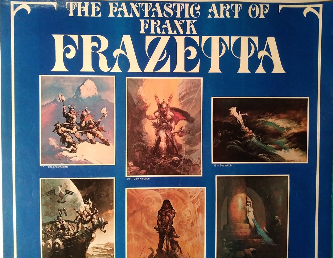 FRANK FRAZETTA Header Poster for Timberline Enterprises 17x22 ...