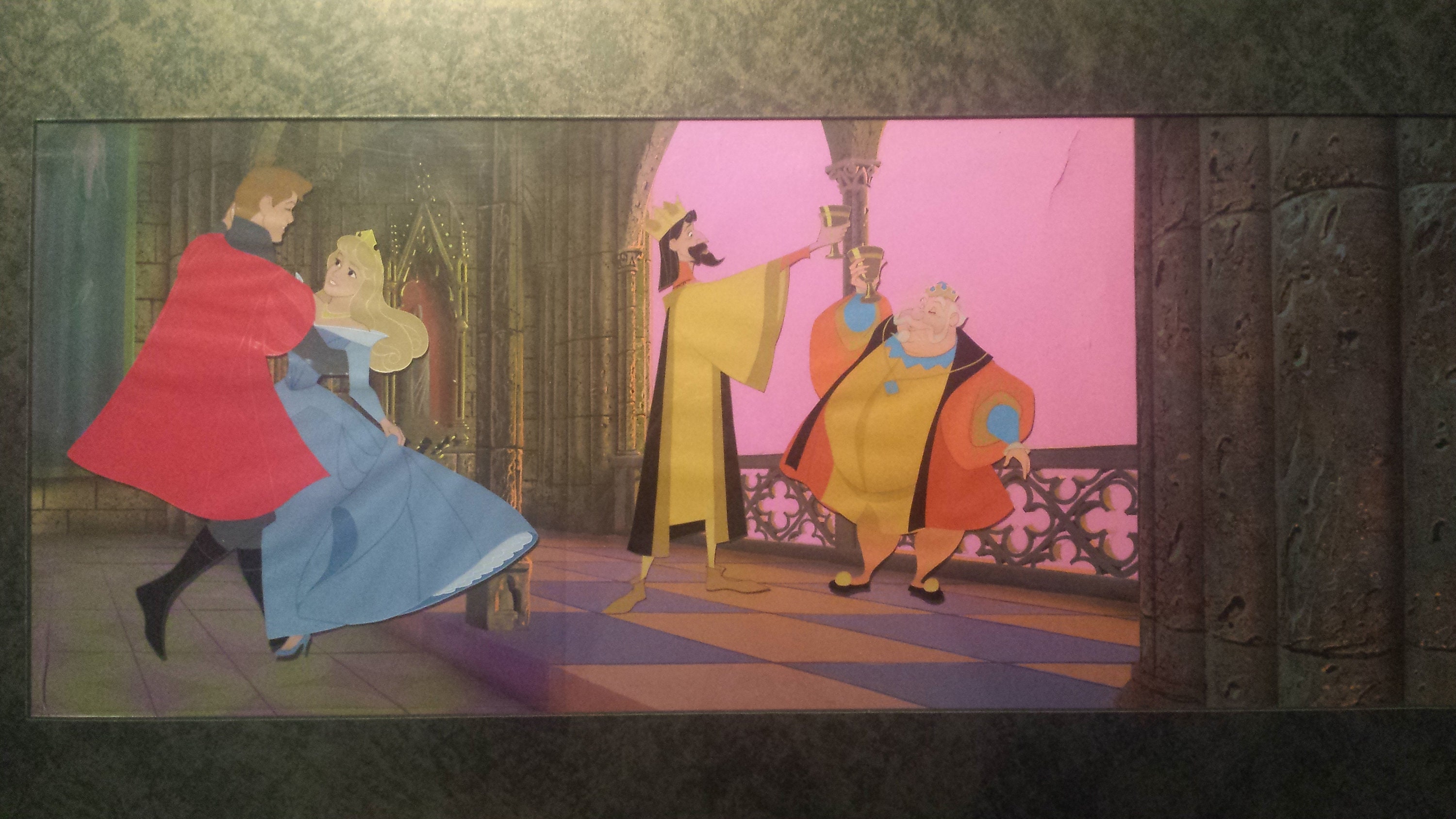 SLEEPING BEAUTY "phillip, Aurora and Kings Stefan and Hubert", Disney ...