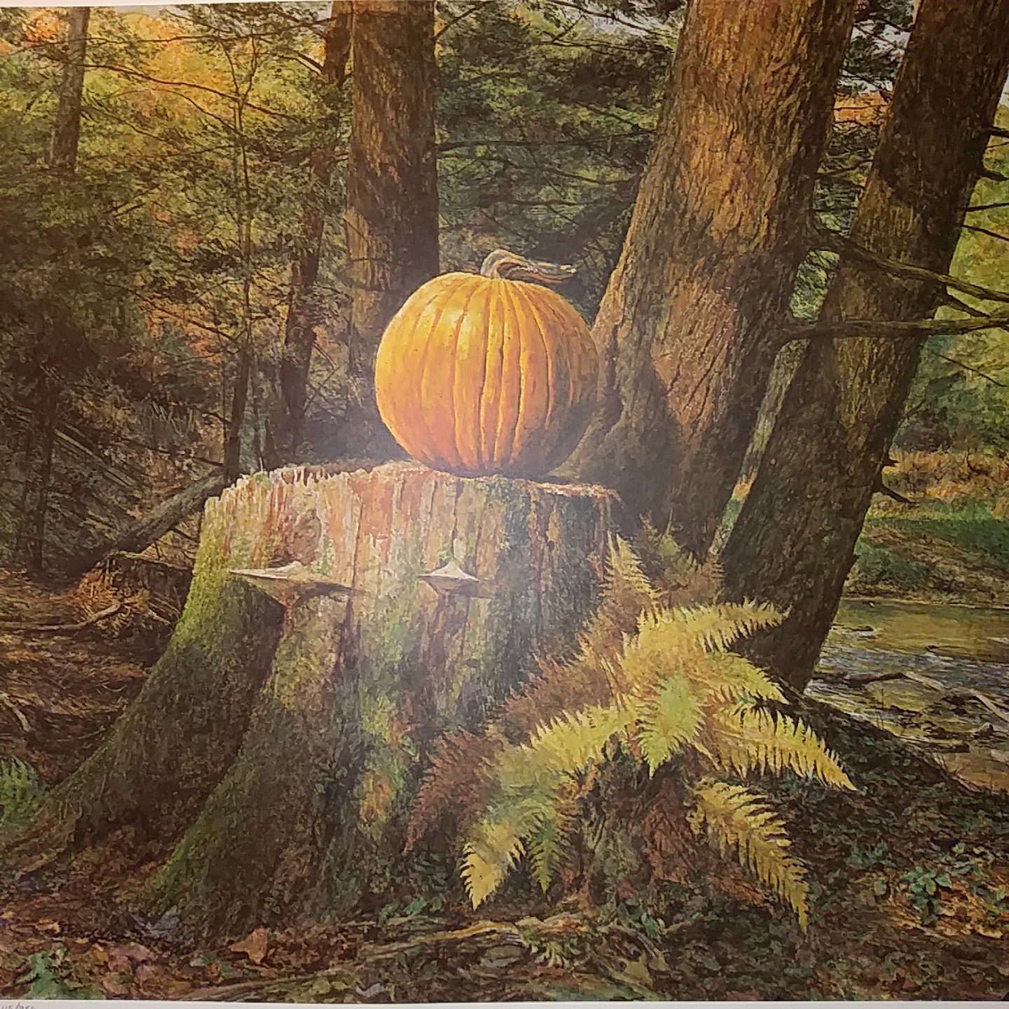 David Armstrong "pumpkin Pines" Limited Edition Lithograph, Signed ...