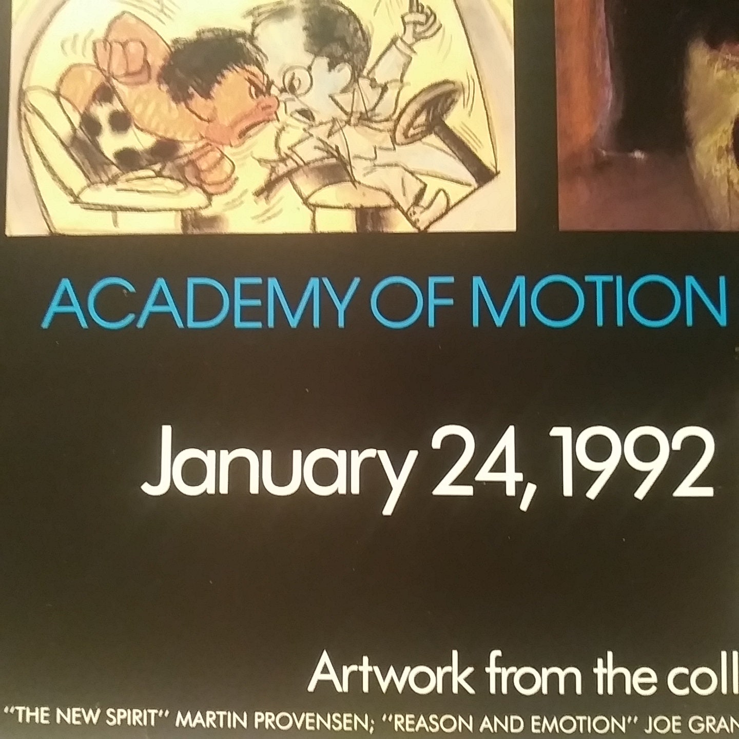 DISNEY WWII Animation Exhibition Poster, Vintage New 1992 Art of ...