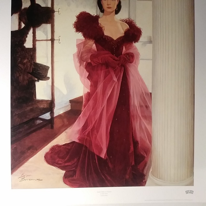 Jeffrey Barson "scarlett Makes an Entrance" Signed, Numbered Limited ...