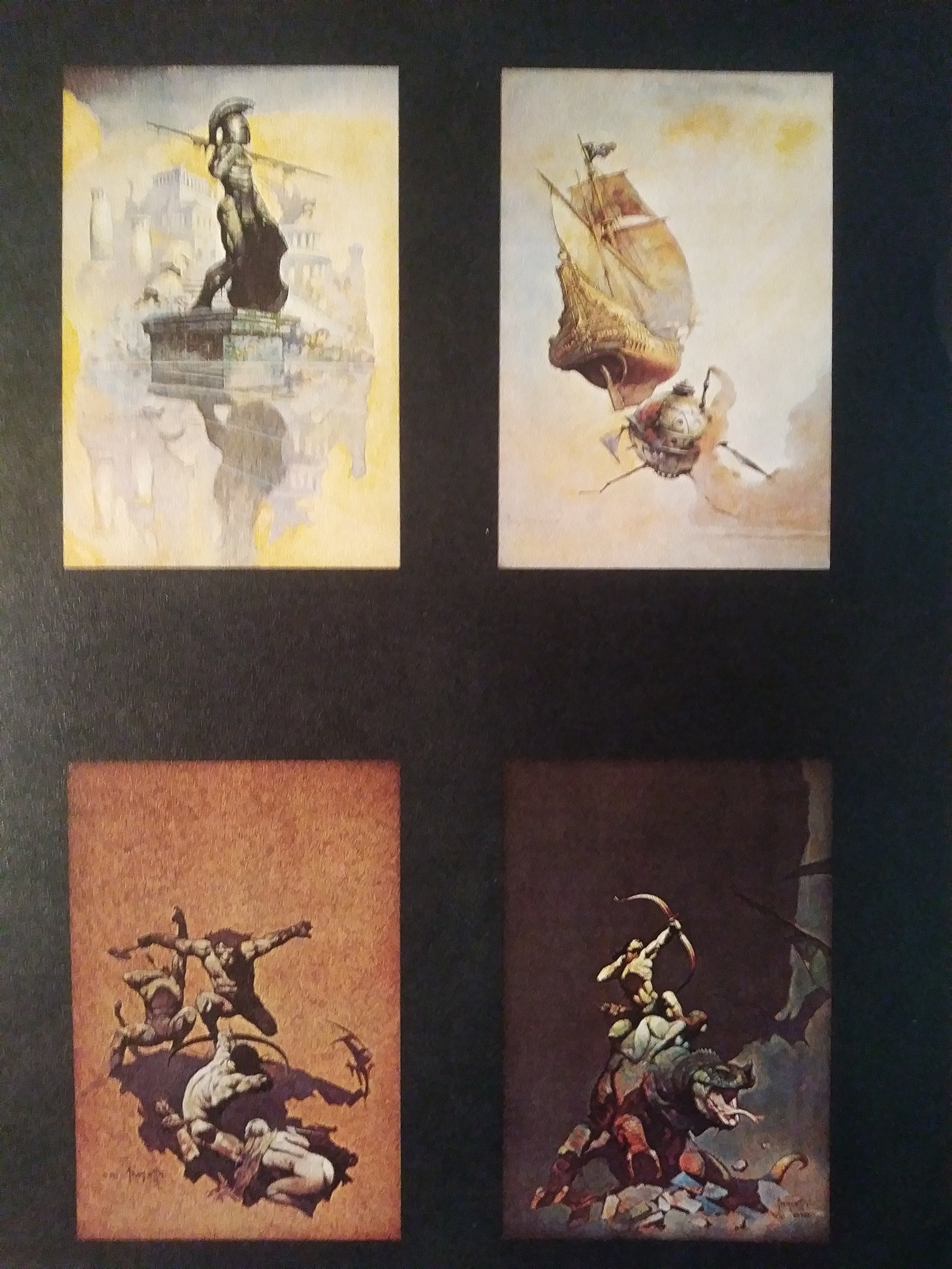 FRANK FRAZETTA Header Poster, Worldbeater Posters Series 4-7 18x23 ...
