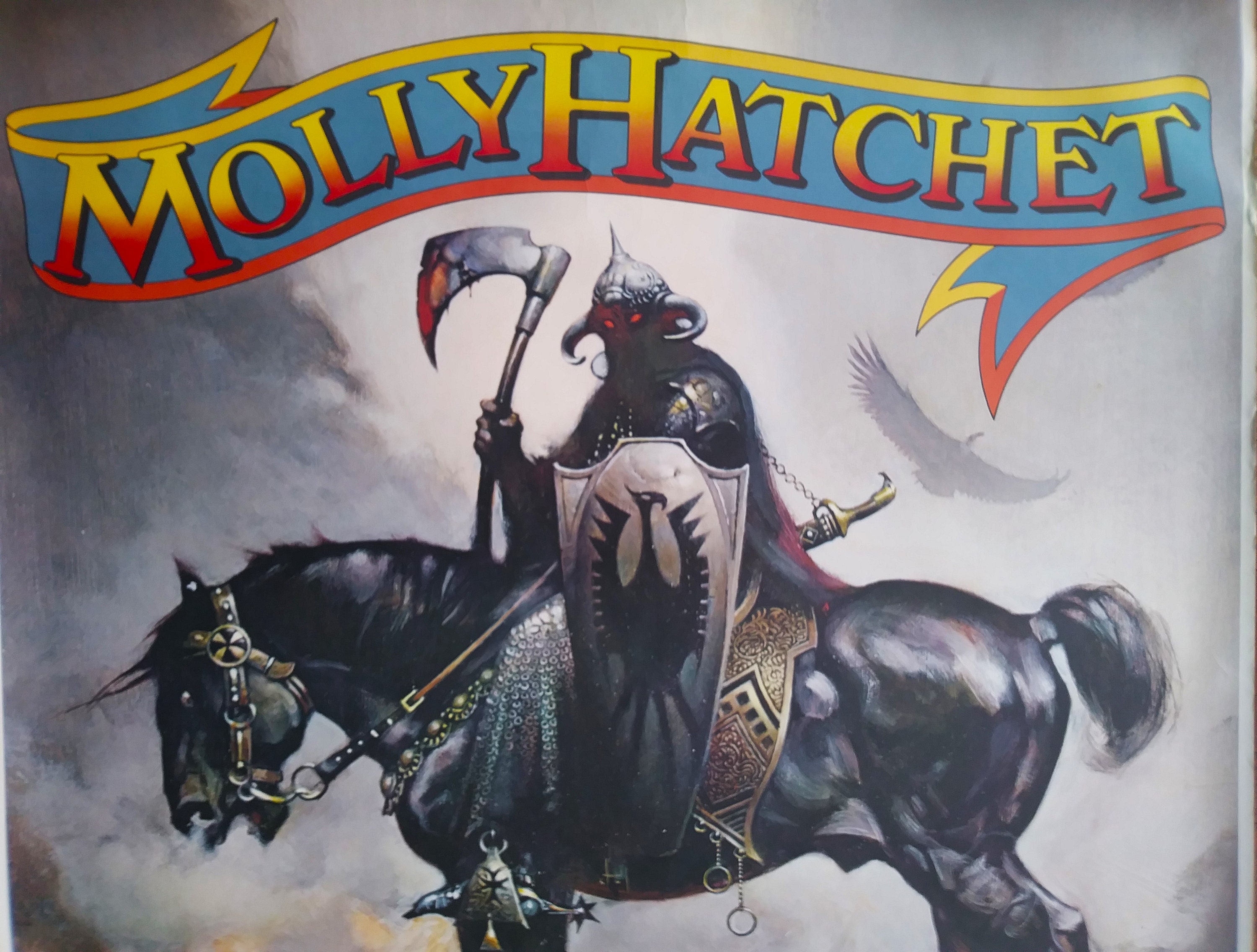 FRANK FRAZETTA "death Dealer" Painting for "bounty Hunter" Molly ...