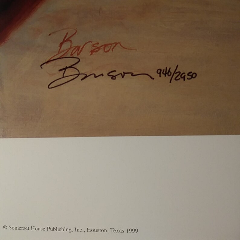 Jeffrey Barson "scarlett Makes an Entrance" Signed, Numbered Limited ...