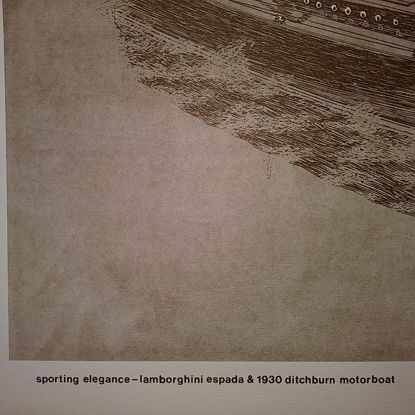 Lamborghini Espada Lithograph, Ken Browning Signed Limited Edition ...