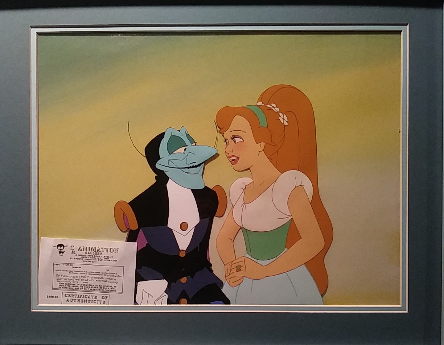 THUMBELINA and Mr. Beetle, Bluth Studios 16fld Production Background ...