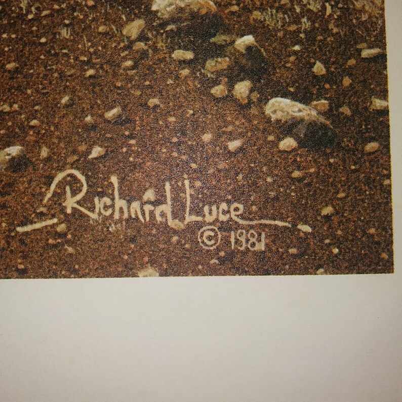 RICHARD LUCE "breaking the Skyline" Mountain Men Hand Signed and Numbered 1982 Limited Edition ...