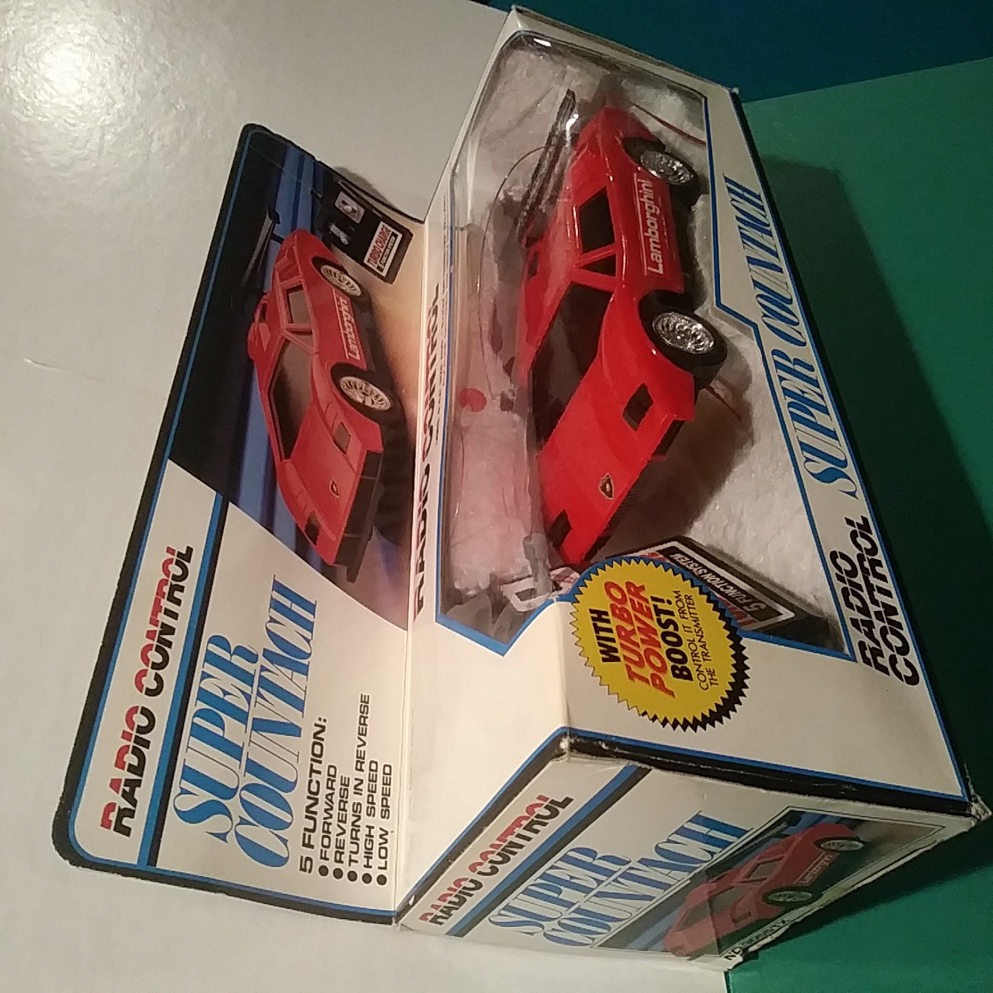 LAMBORGHINI SUPER COUNTACH 1/20 Scale 8.5 Scientific Toys R/C Motorized ...