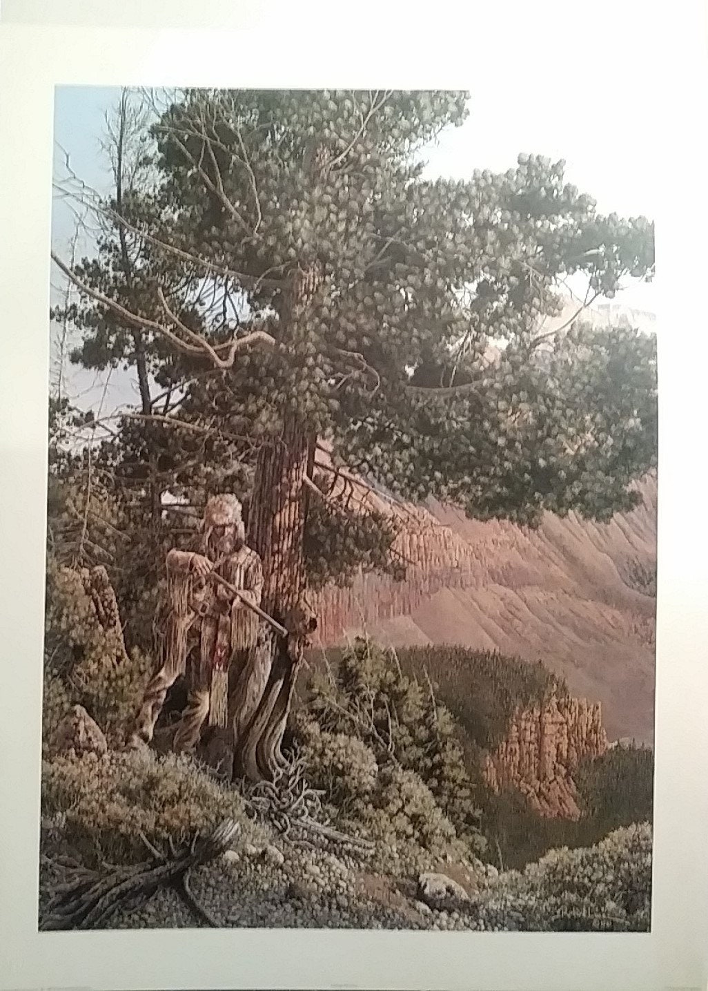 Richard Luce "priming the Piece" Mountain Man Print, Signed & Numbered ...