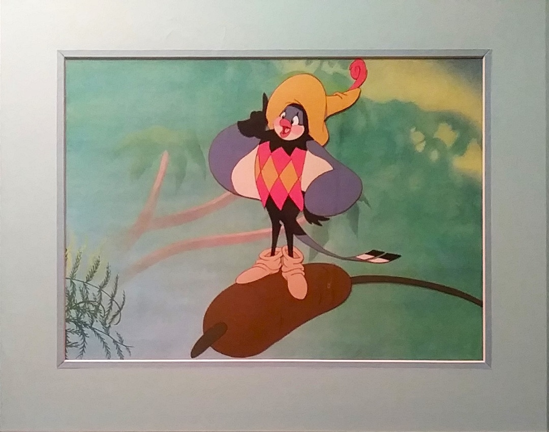 THUMBELINA Production Cel Setup of Jacquimo on Key Copy Background ...