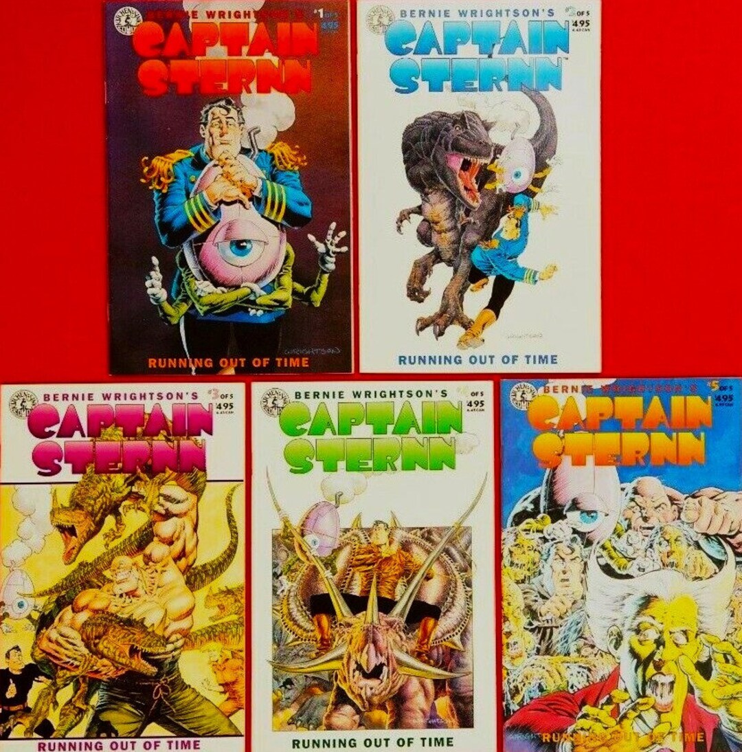 CAPTAIN STERNN 1-5, Running Out of Time, by Berni Wrightson, 1993 ...