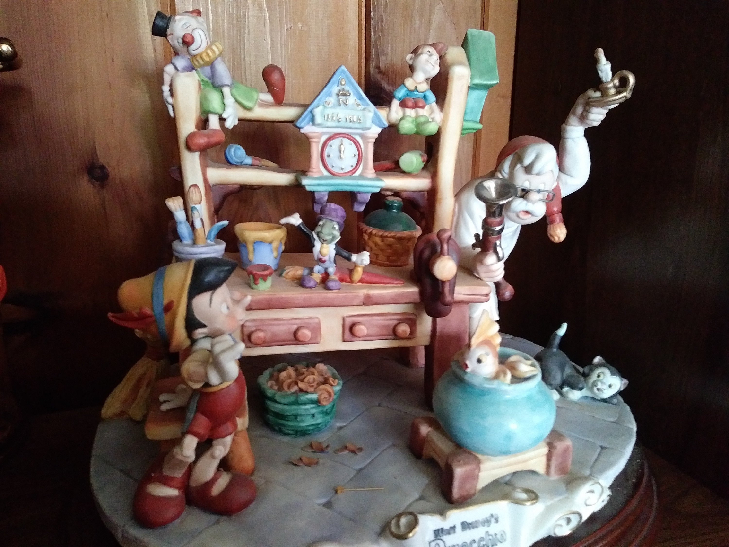 DISNEY PINOCCHIO, Jiminy Cricket, Geppetto, Cleo, Figaro Enzo Arzenton ...