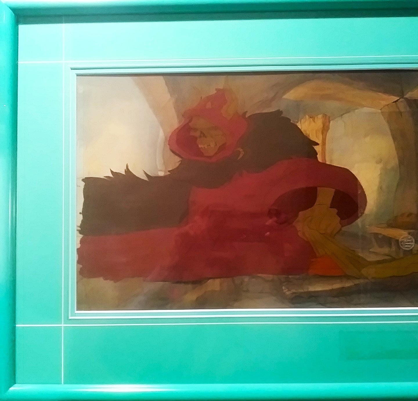 Black Cauldron Framed Production Cel, Horned King, Taran, Henwen, COA ...