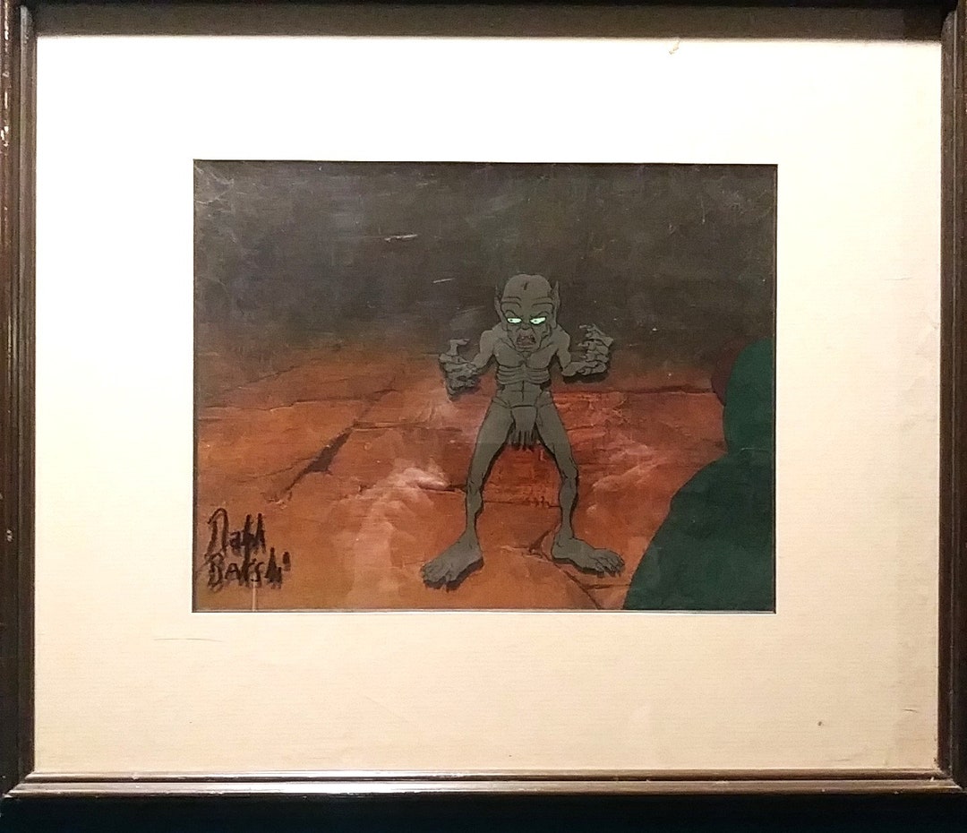 LORD of the RINGS gollum and Frodo Ralph Bakshi - Etsy