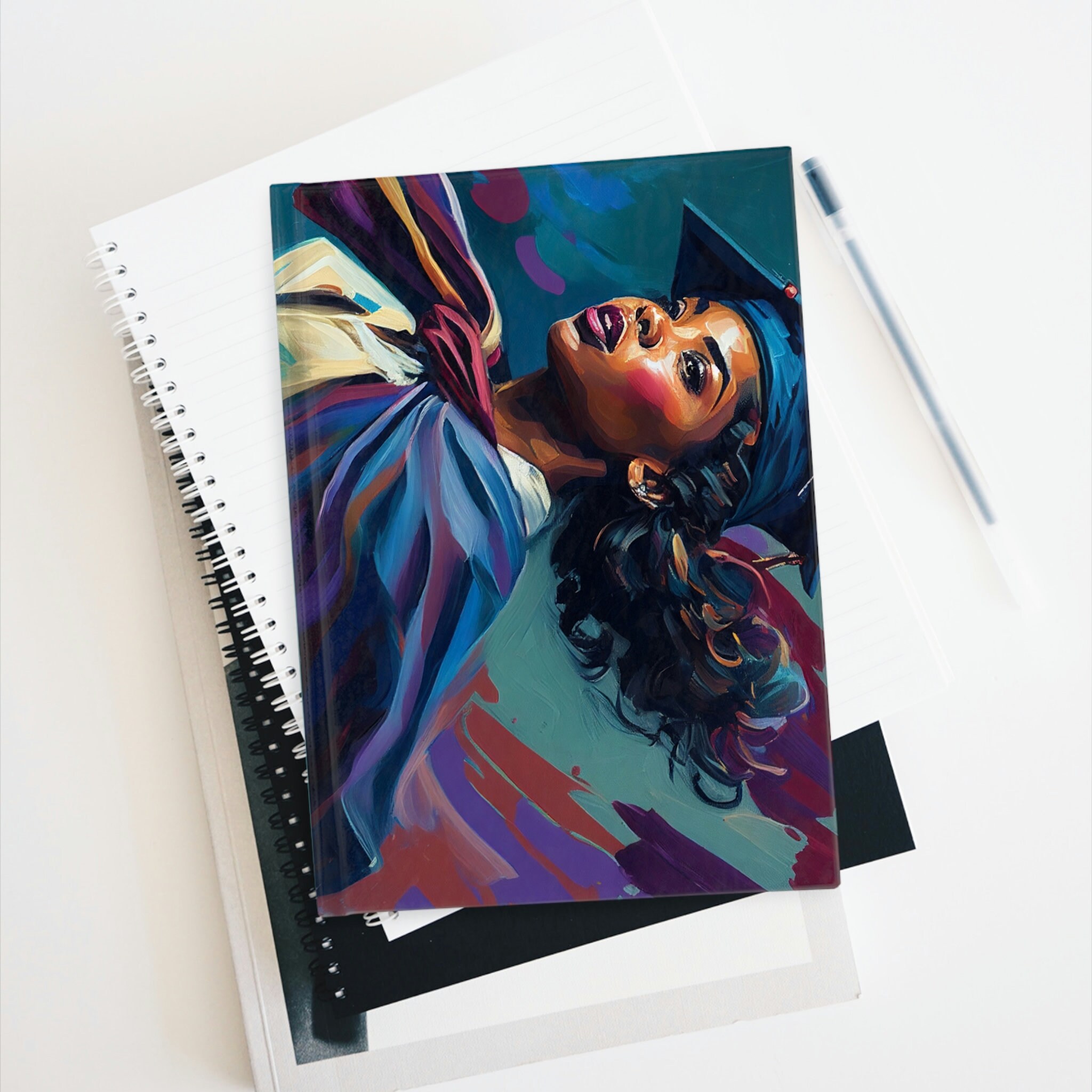 Black Girl Journal Graduation Journal Gift College Graduation Black ...