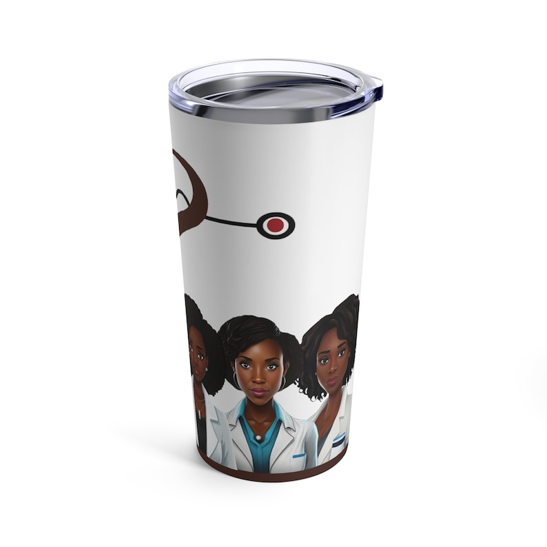 Doctor Mug Black Female Doctor Tumbler Gift for Black Doctor Gift Black ...