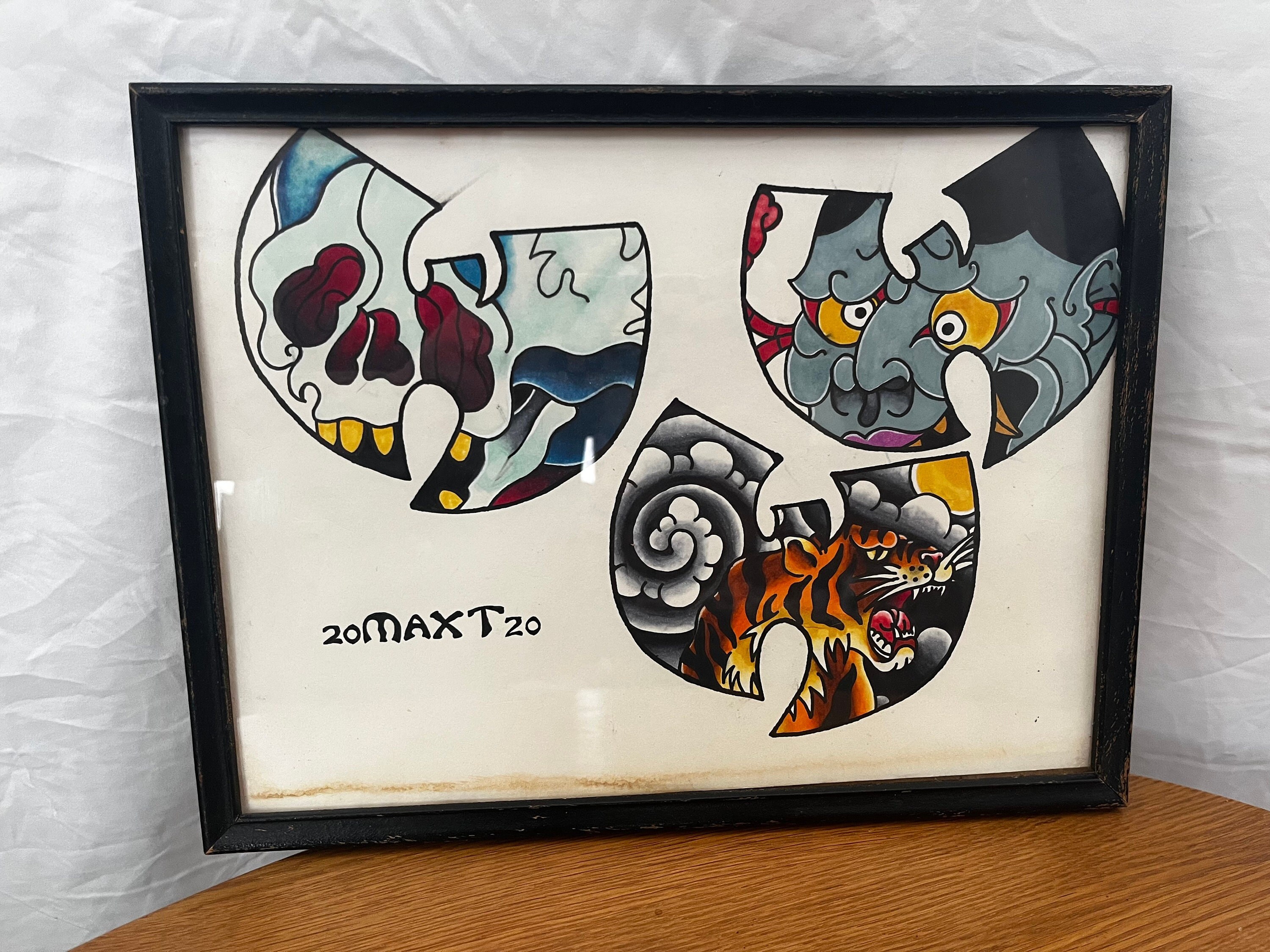 Wu Tang Tattoo Flash