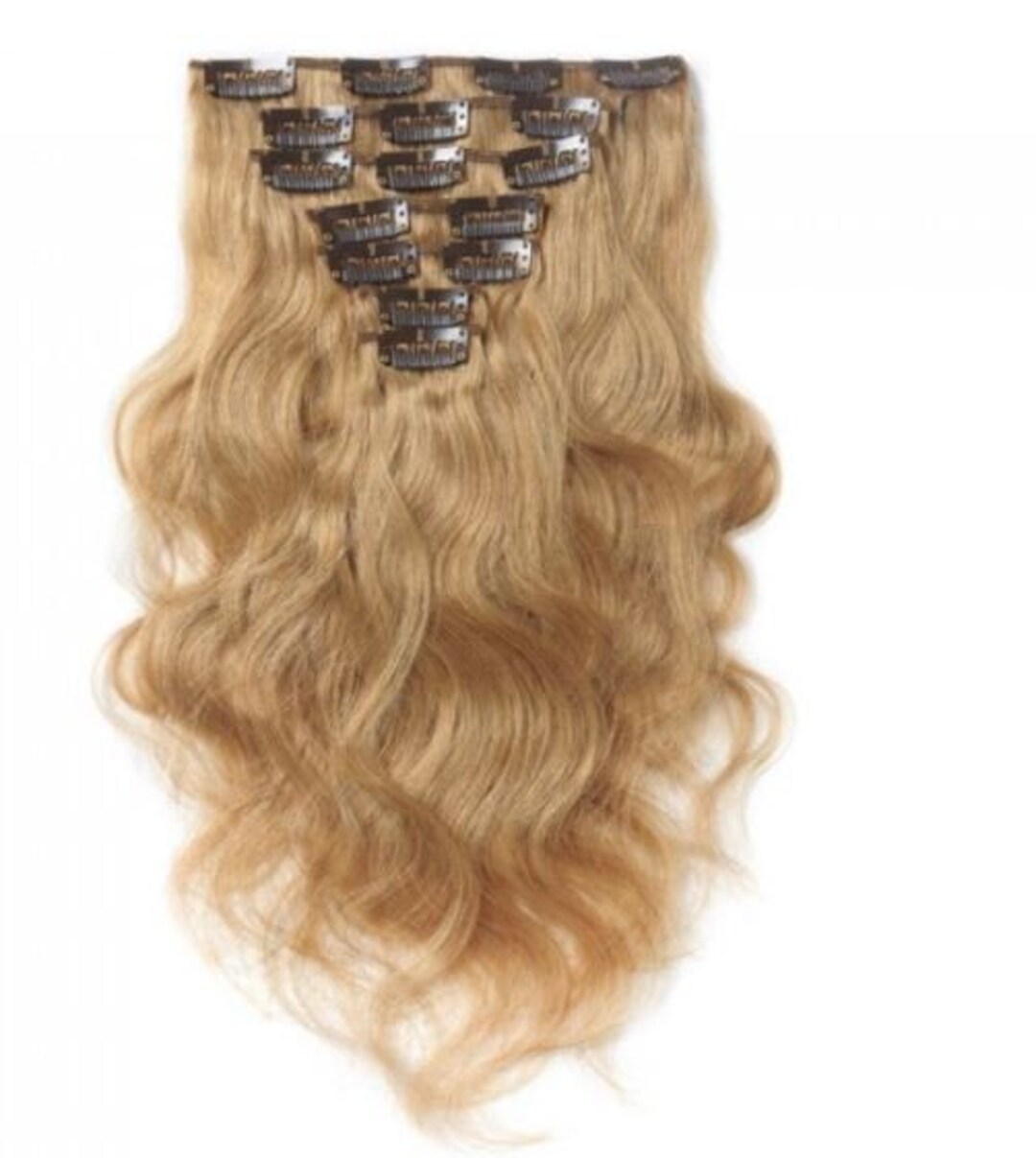 CRAYZE Brazilian Strawberry Blonde Body Wave Clip-in Extensions - Etsy