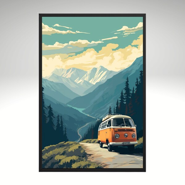 Van Life Printable Poster - Etsy