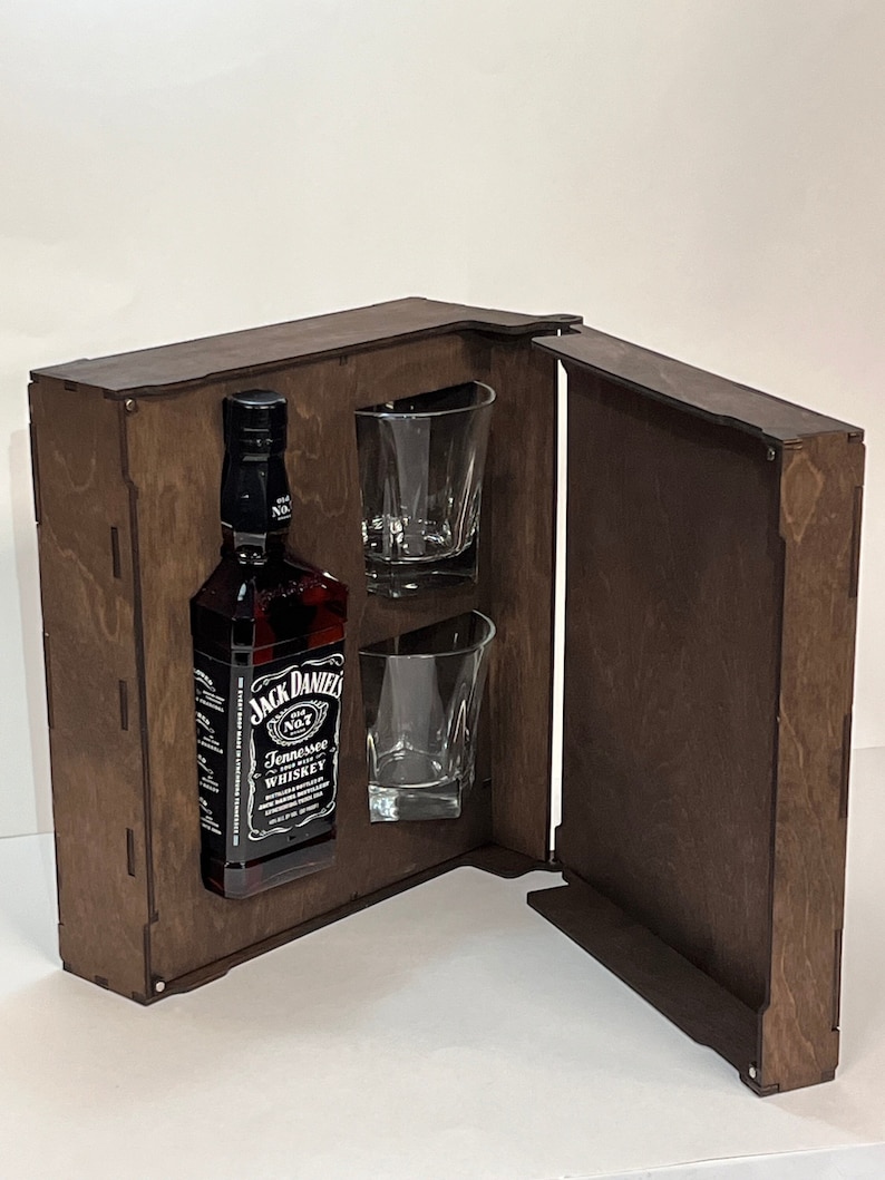 Jack Daniels Whiskey Box 750ml With Magnetic Lid. 5mm, 3mm. Laser Cut ...