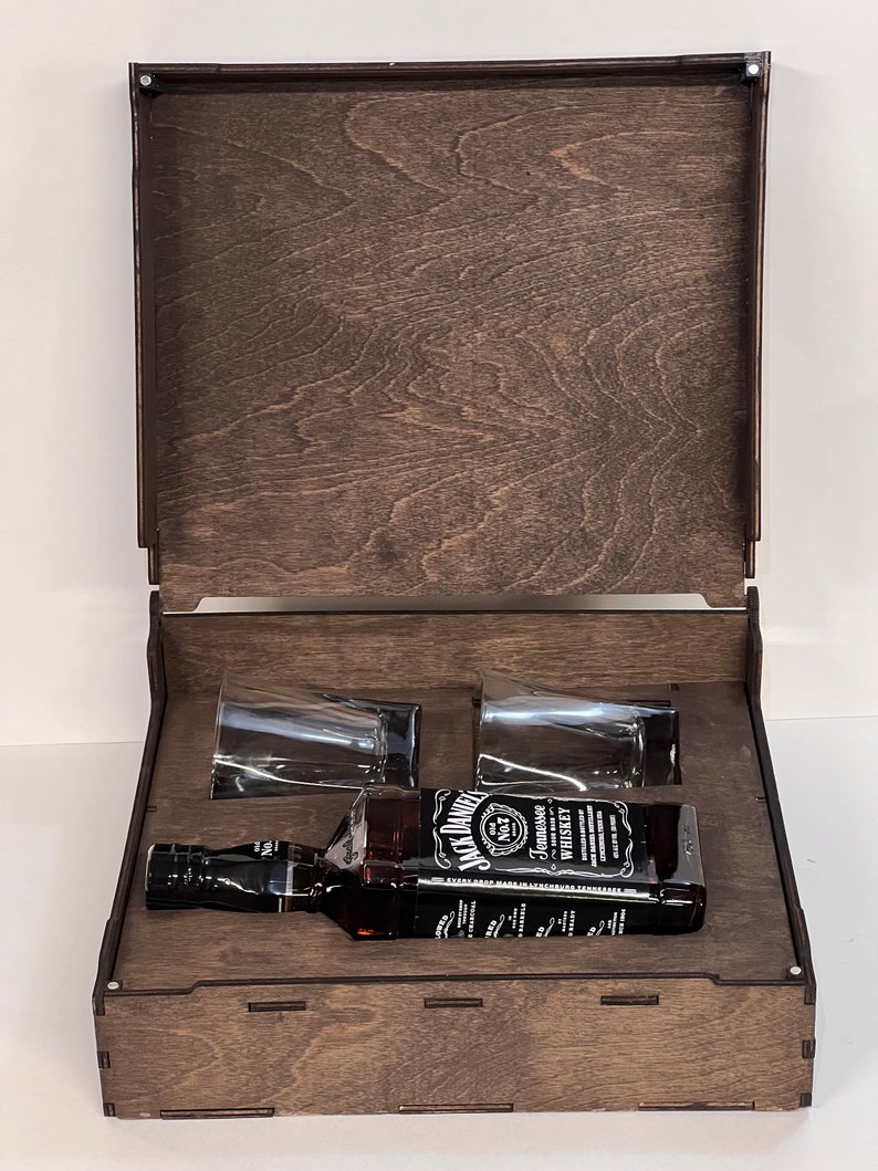 Jack Daniels Whiskey Box 750ml With Magnetic Lid. 5mm, 3mm. Laser Cut ...