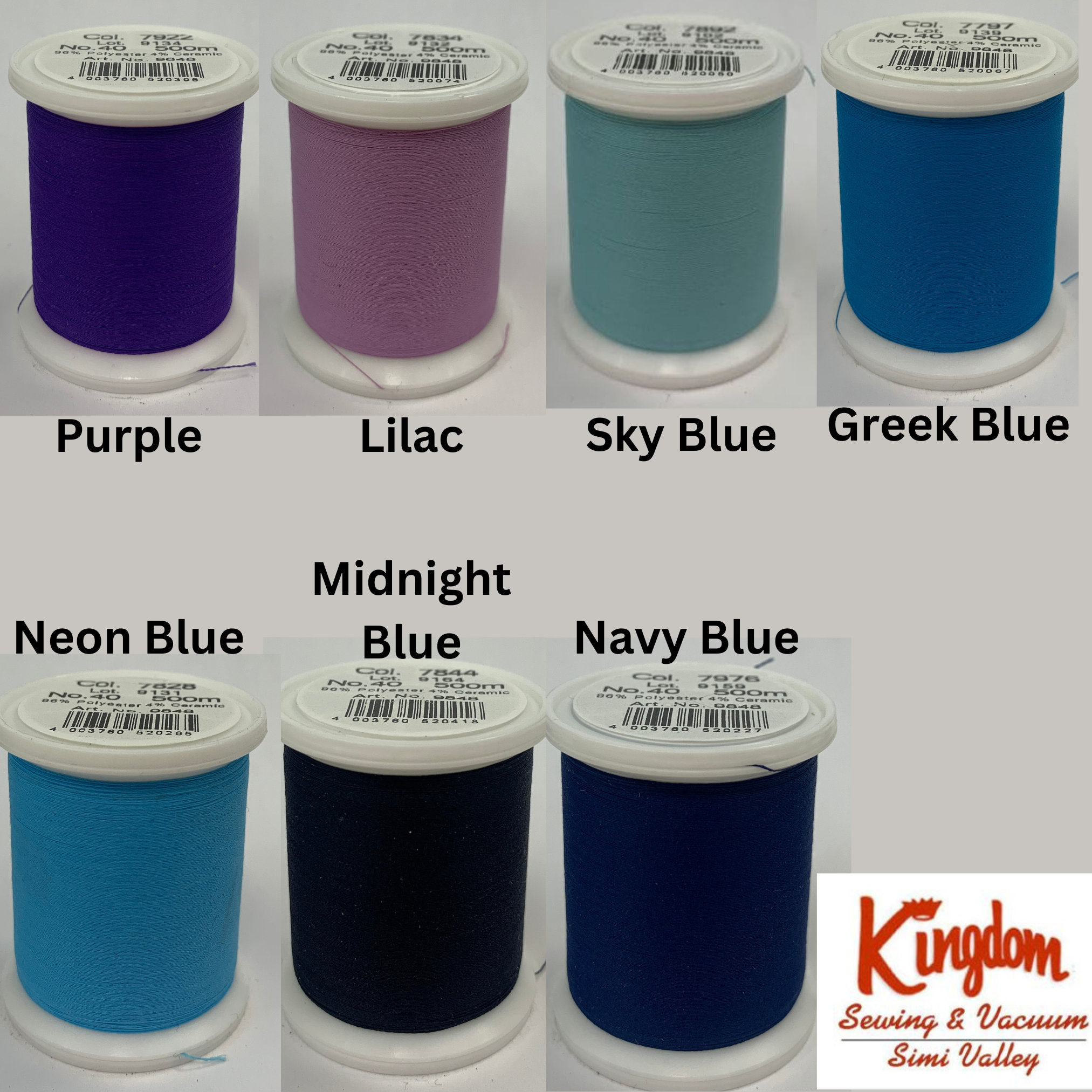 Madeira Frosted Matt Thread 40 Weight 550yd - Etsy