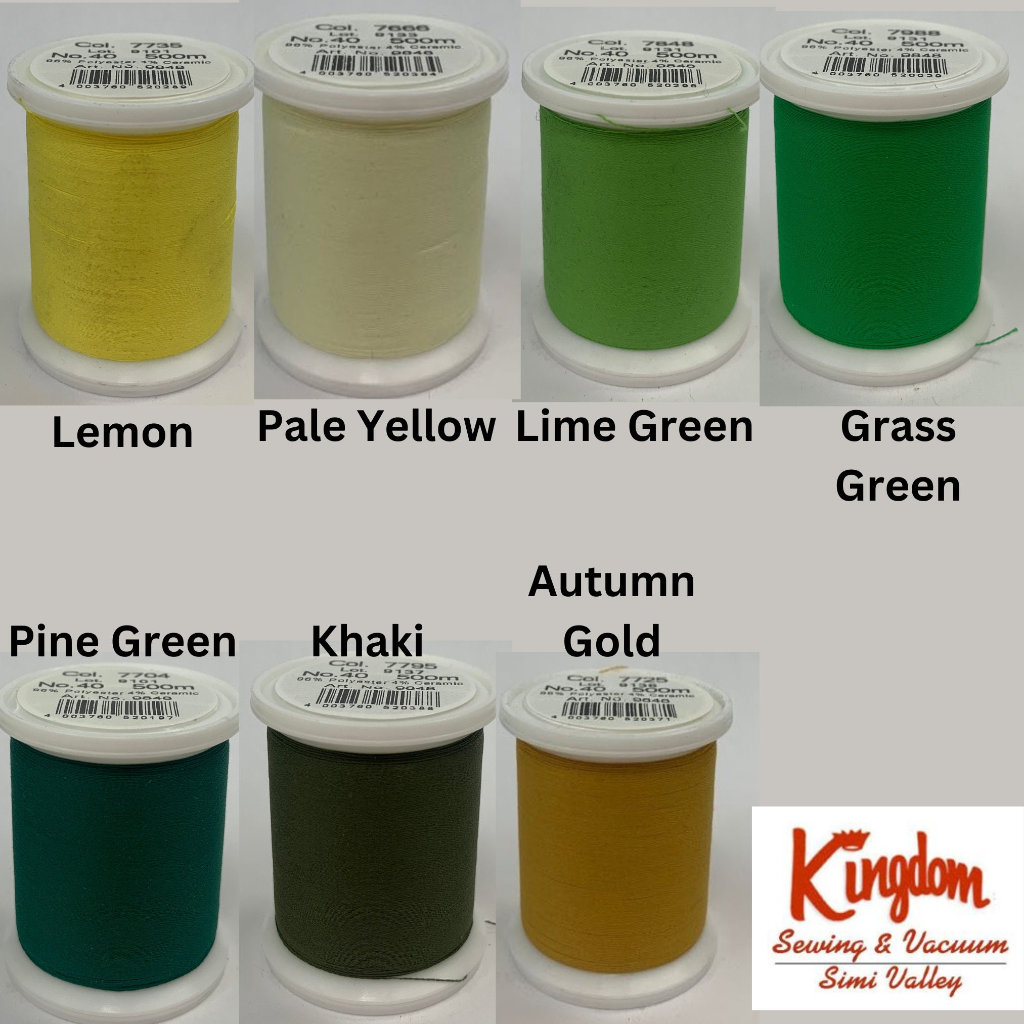 Madeira Frosted Matt Thread 40 Weight 550yd - Etsy