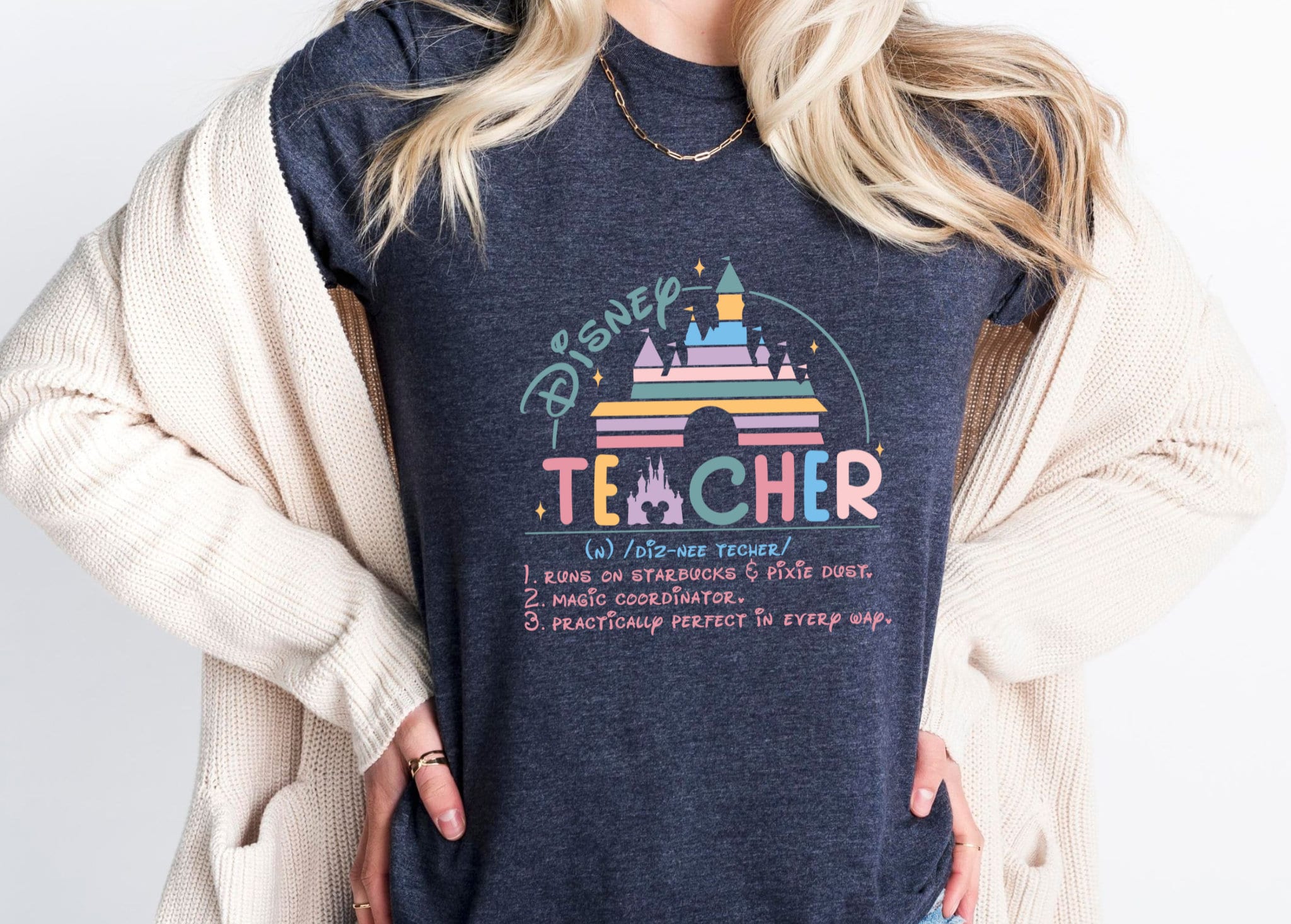 Disney Teacher Definition Shirt, Teach Love Inspire Sweatshirt, Disney ...