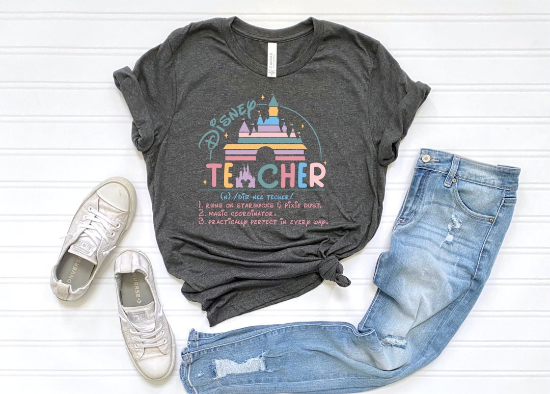 Disney Teacher Definition Shirt Teach Love Inspire Sweatshirt Disney