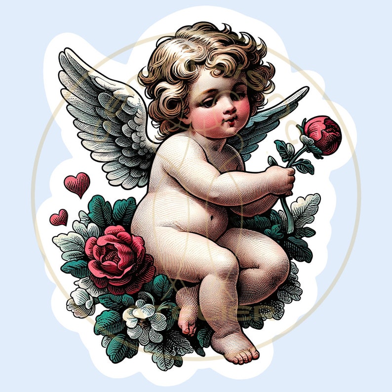 Cherub Collection Printable Stickers With Transparent Backgrounds ...