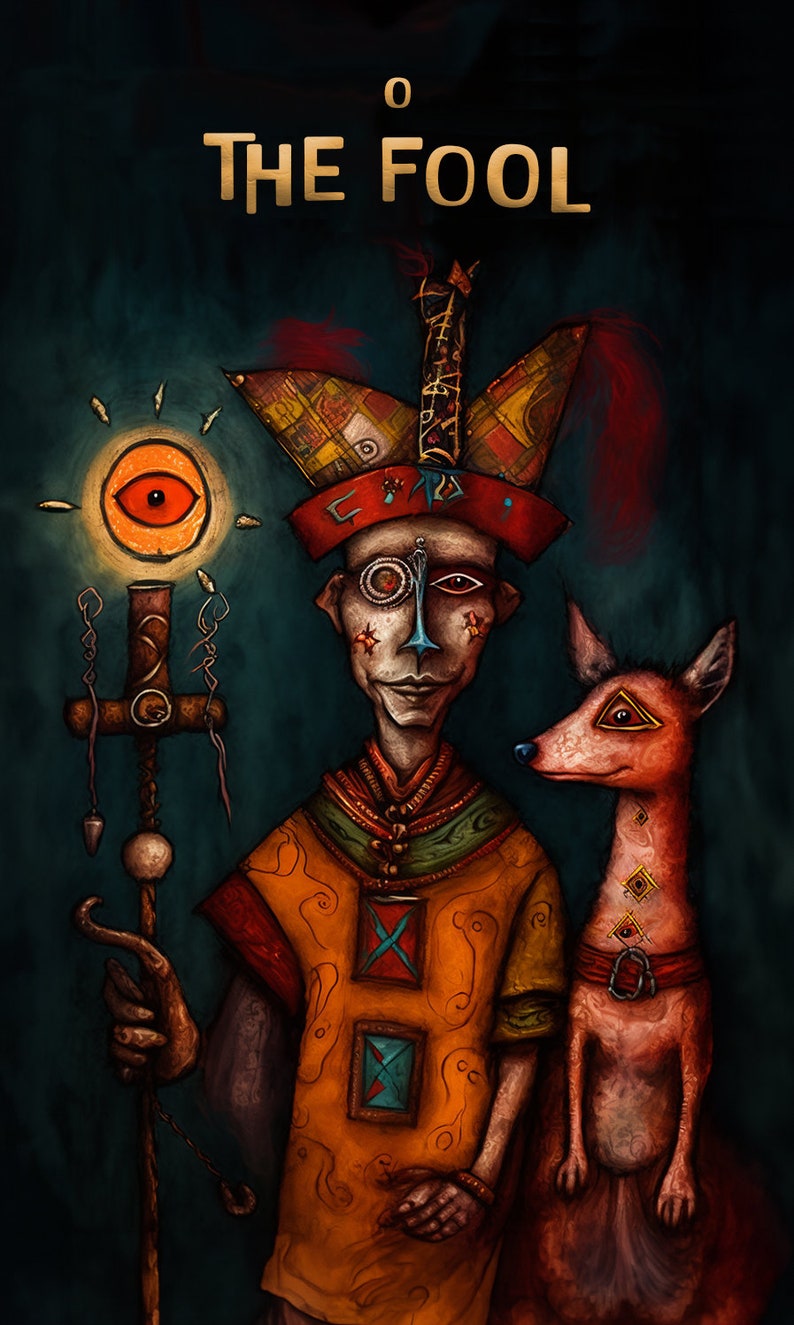 Primal Power Tarot Deck Original Design, Handcrafted 22 Major Arcana Tarot Cards, Spiritual ...