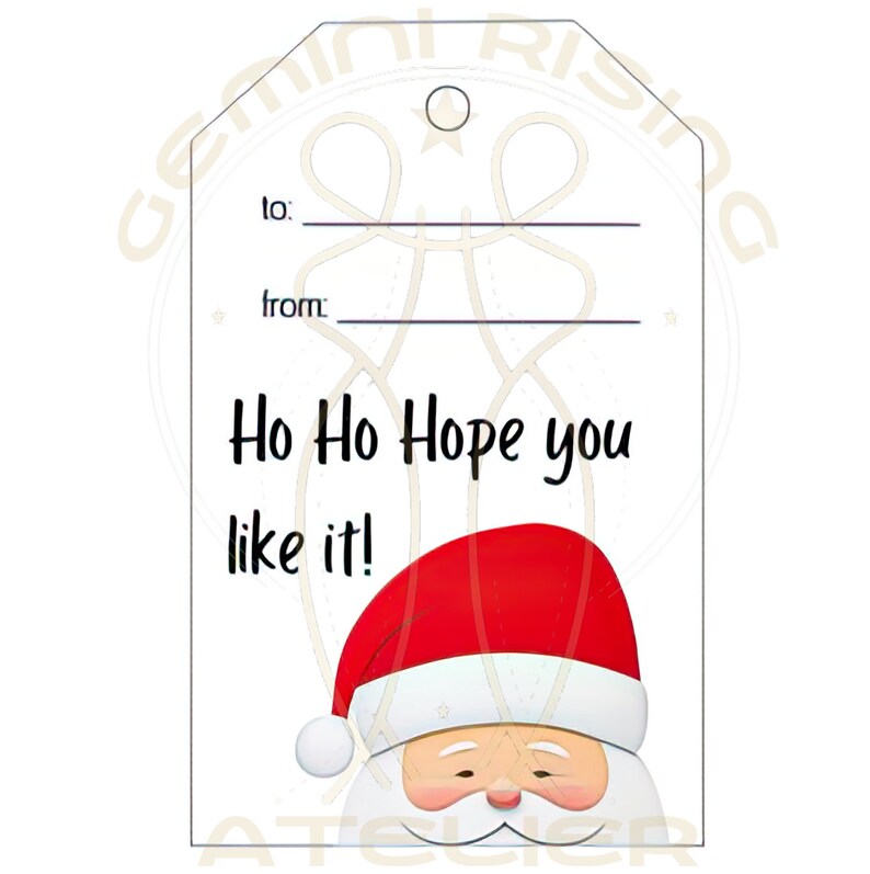 Printable Christmas Gift Tags Instant Download, High-quality, Festive ...