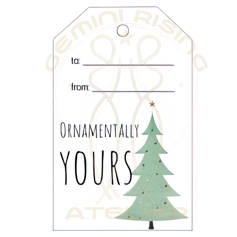 Printable Christmas Gift Tags Instant Download, High-quality, Festive ...