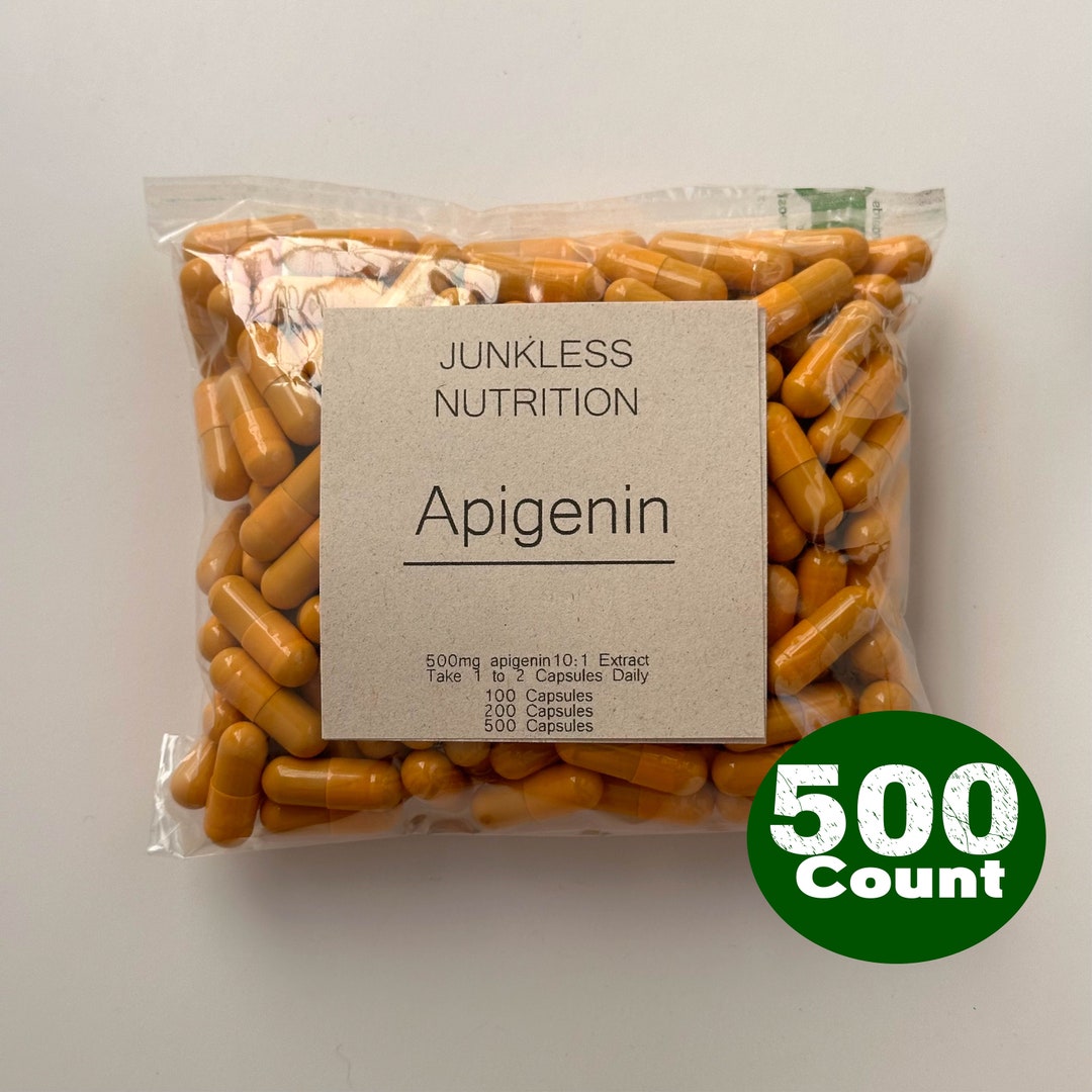 100% Pure Apigenin Capsules This Herb Helps Sleep and - Etsy