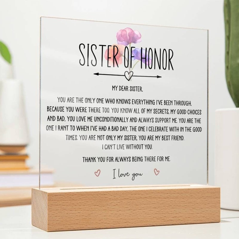 Sister Plaque - Etsy