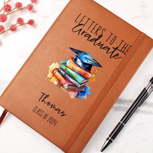 Personalized Graduation Guest Book Letters to the Graduate Gift Journal ...